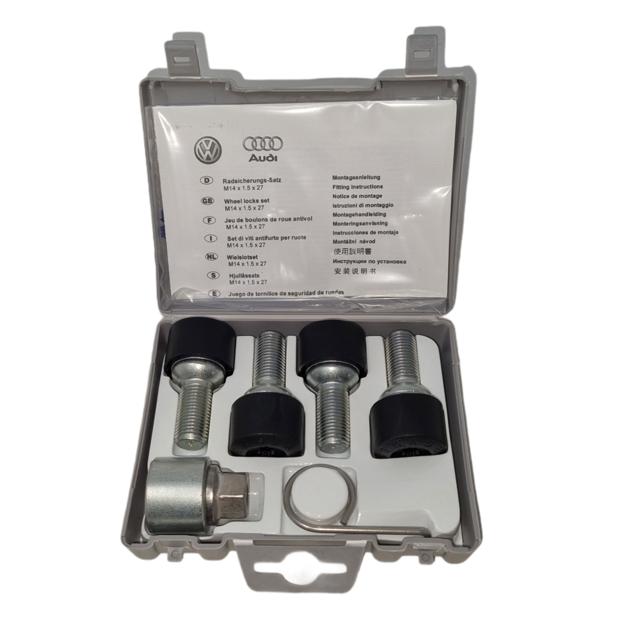 VW Radschloss Radsicherung Diebstahlhemmende Schrauben Radbolzen ...